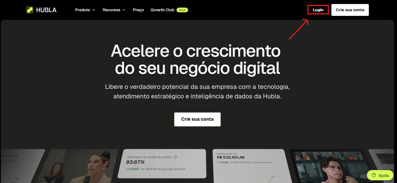 Como acessar minha conta?